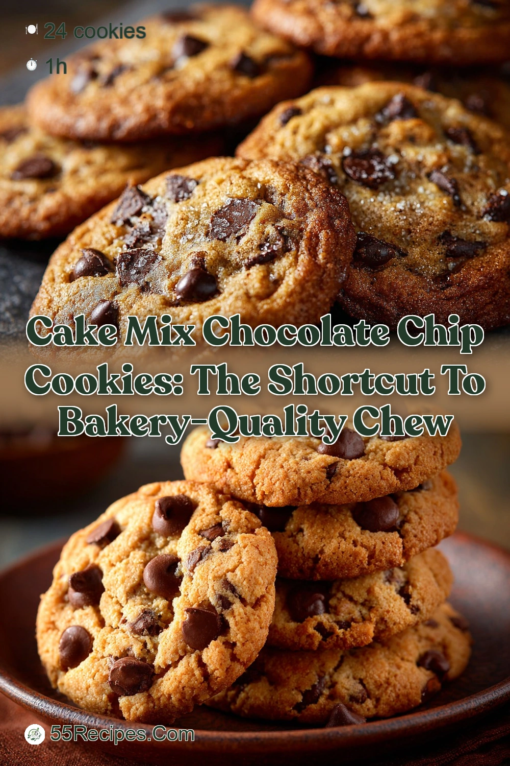 Cake Mix Chocolate Chip Cookies: Chewy, Easy, 10-Minute…
