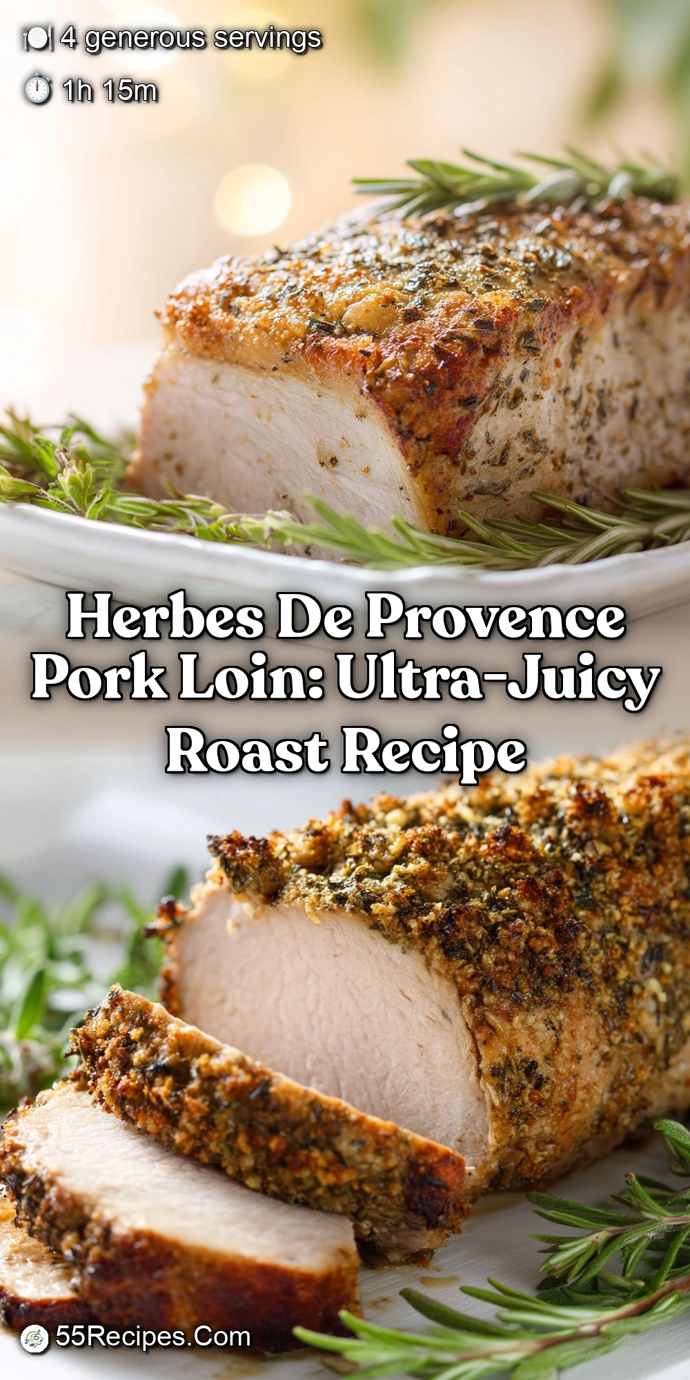 Herbes de Provence Crusted Pork Loin Roast Recipe