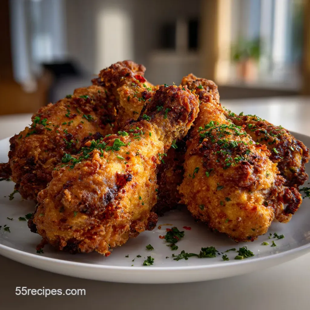 Fried Chicken Legs: Shatter-Crisp - 55Recipes