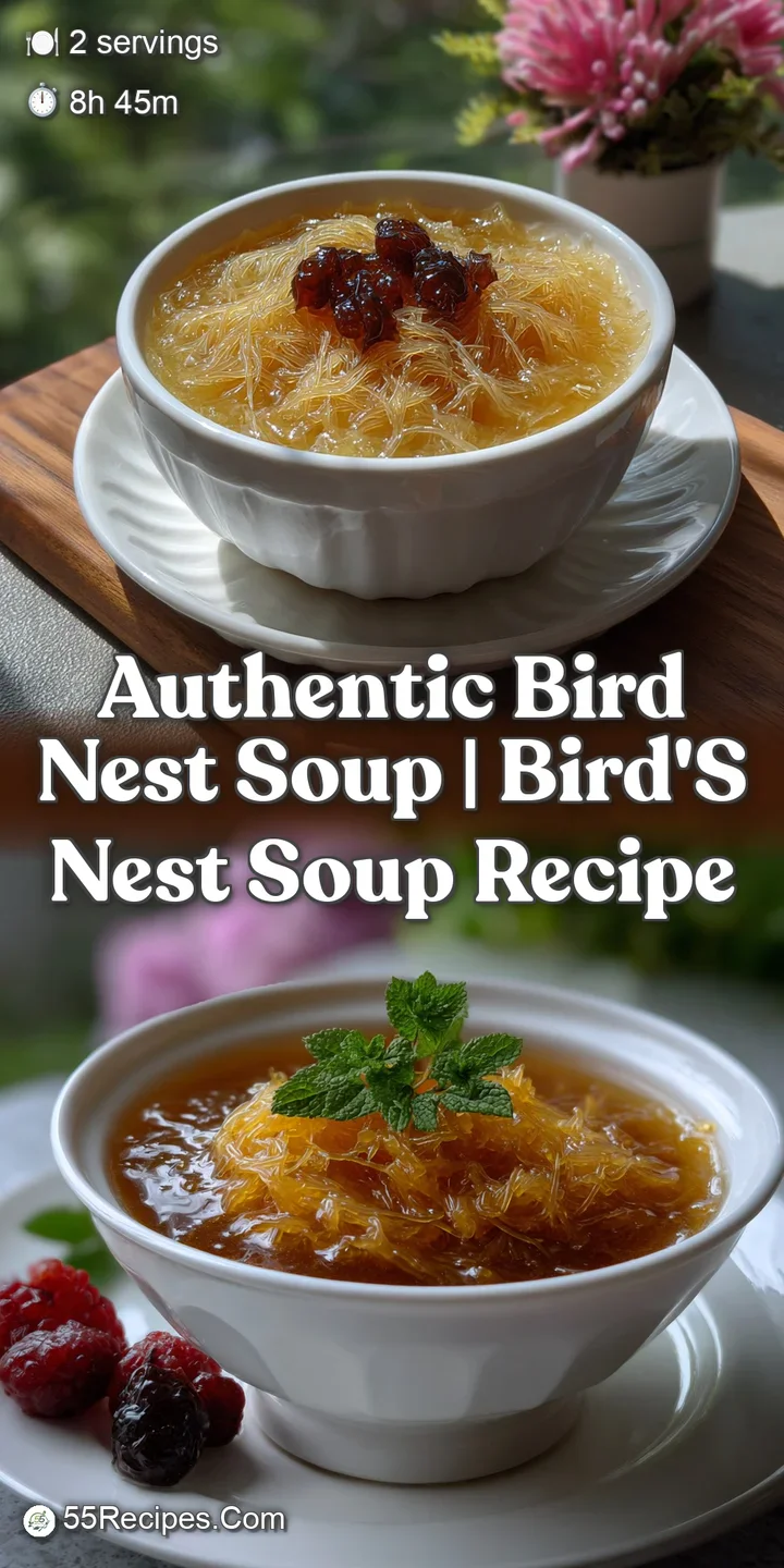 Bird Nest Soup: Translucent Gelatinous Tonic - 55Recipes