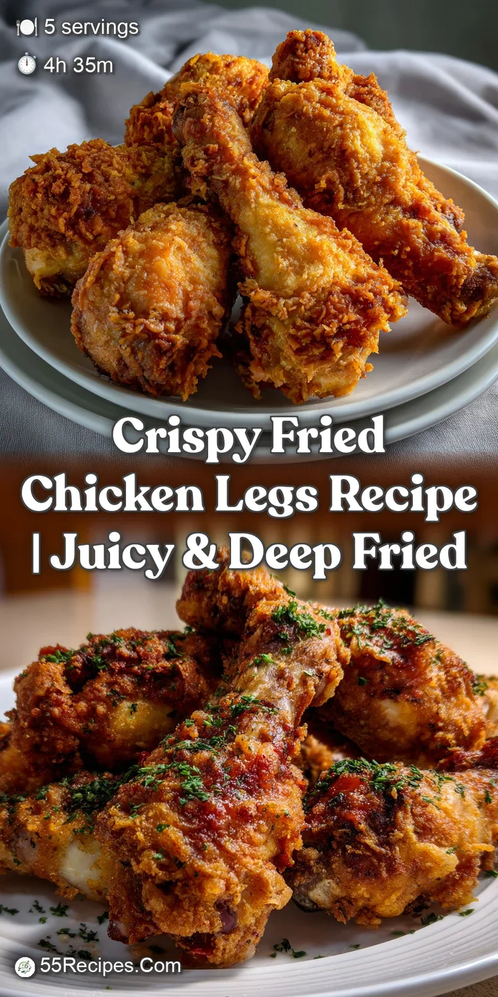 Fried Chicken Legs: Shatter-Crisp - 55Recipes
