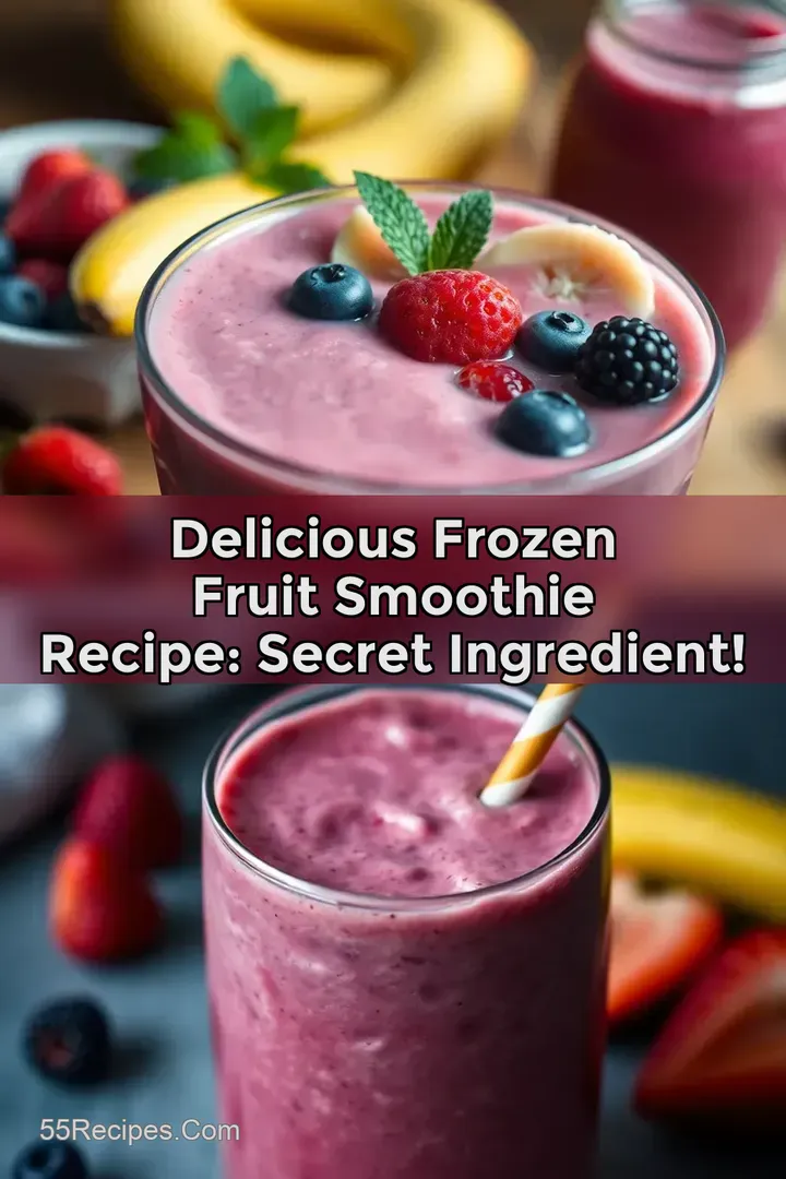Frozen Fruit Smoothie: How Do You Make *the Best* One?